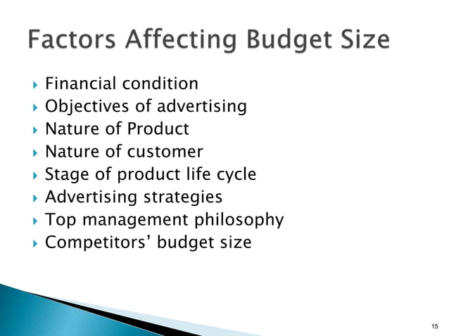 advertising budgeting methods, factors p | PPT | Advertising Industry ...