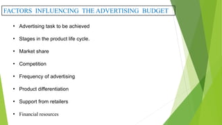 advertising budgeting - marketing - advertisement | PPT