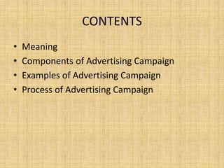 ADVERTISING CAMPAIGN AND IT'S PROCESS WITH EXAMPLE | PDF