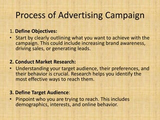ADVERTISING CAMPAIGN AND IT'S PROCESS WITH EXAMPLE | PDF