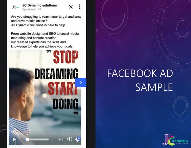 Social Media Advertising Campaign Plan example | PPT