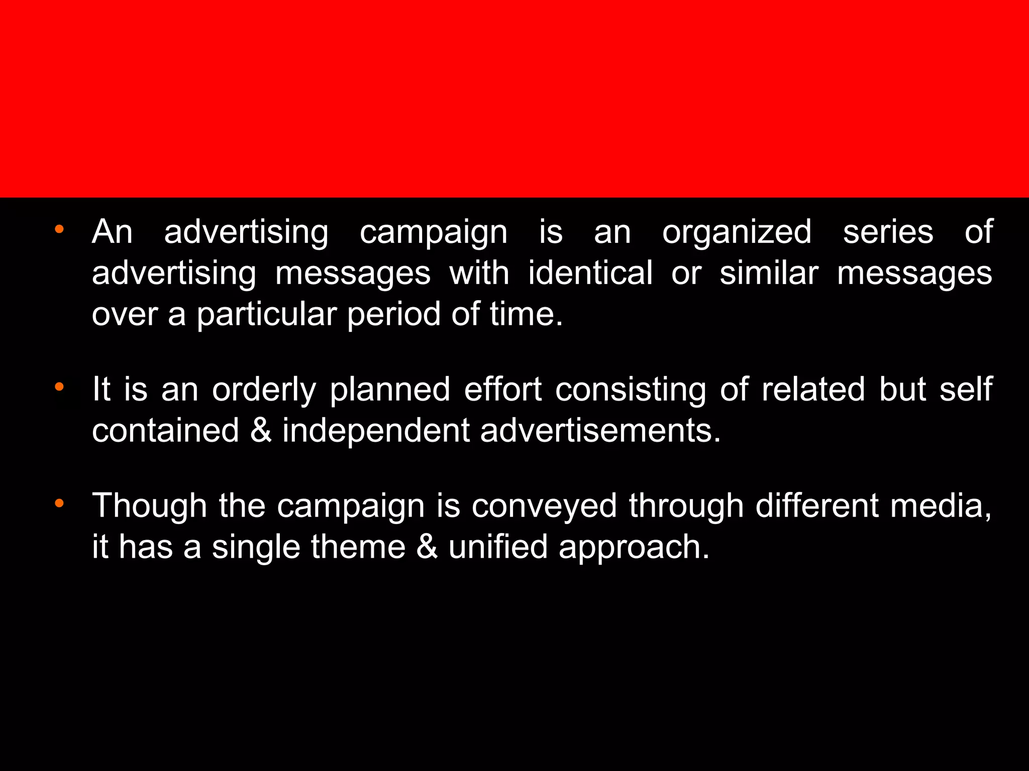Advertising campaign planning | PPT