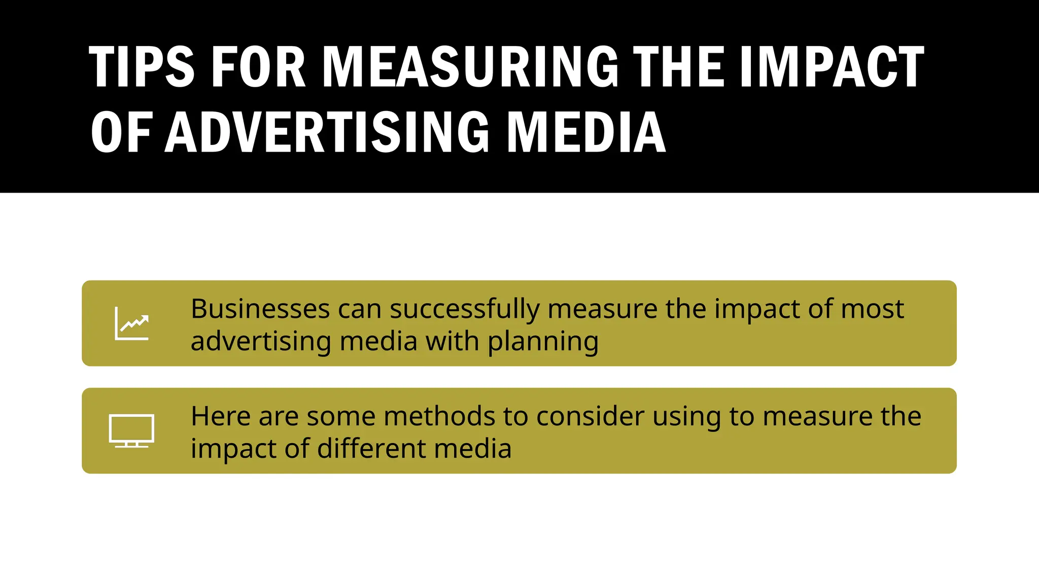 advertising media types and how to measure their impact | PPT