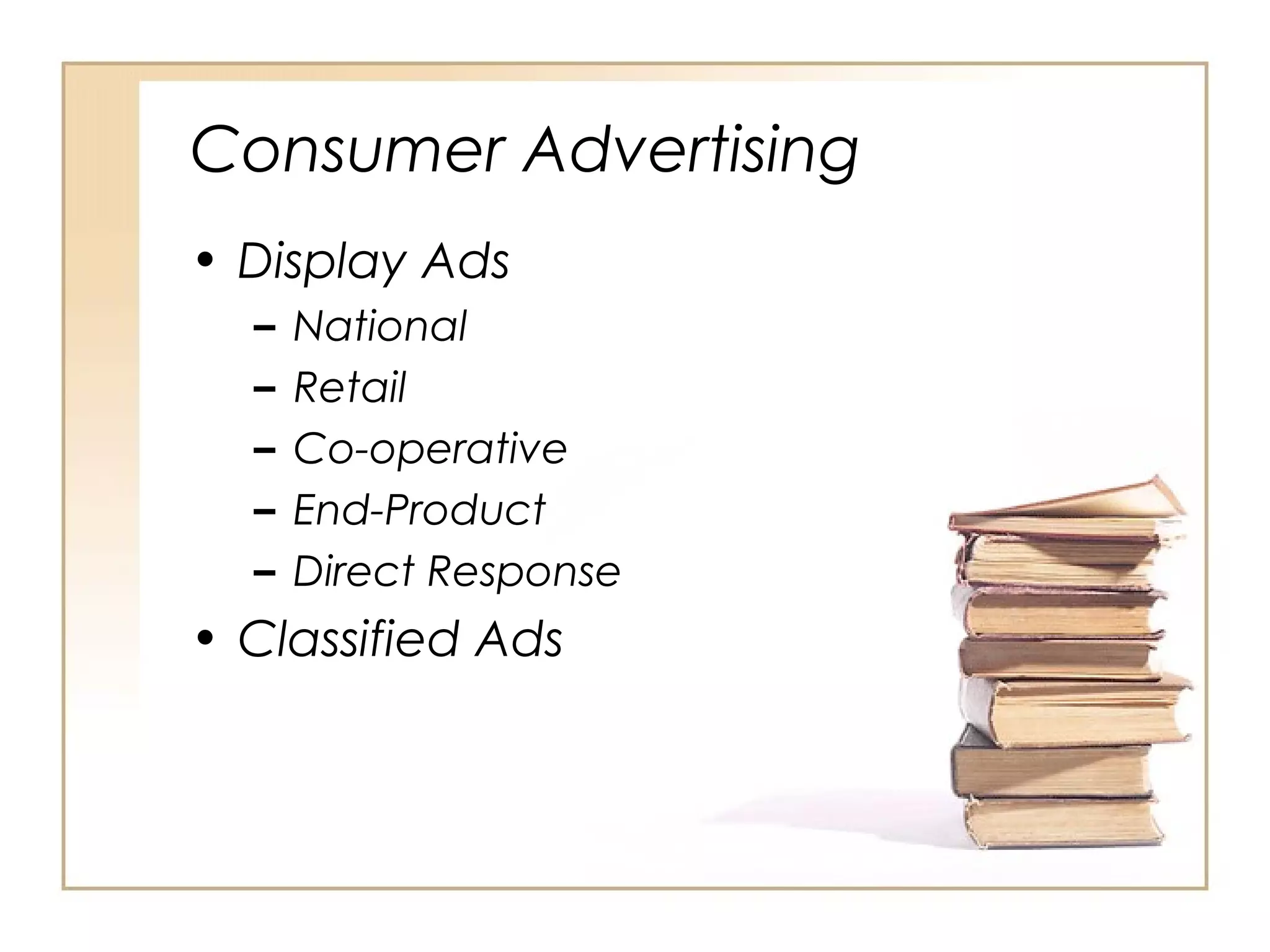 Advertising classification | PPT