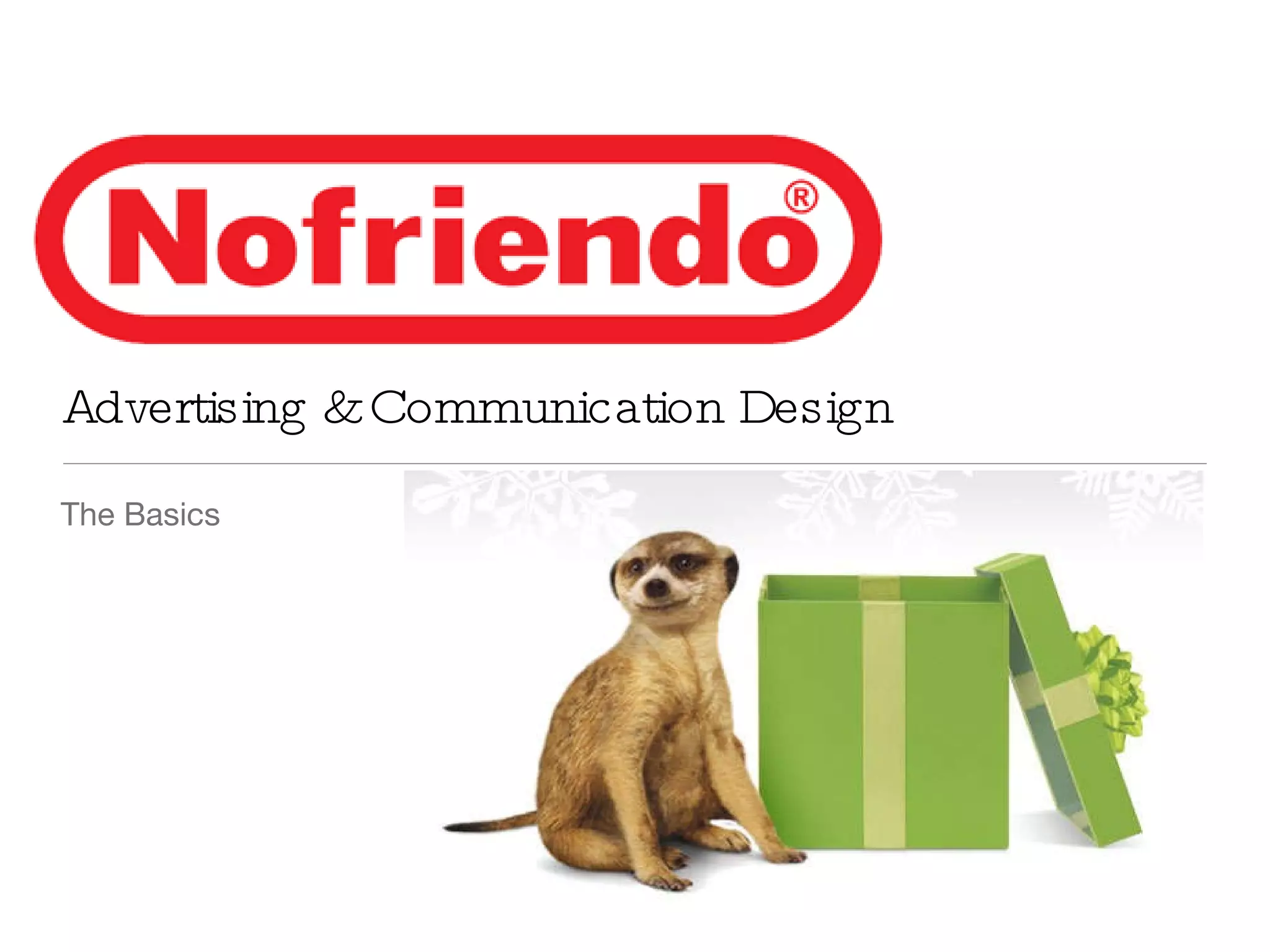 Design Principles of Advertising and Communications | PPT