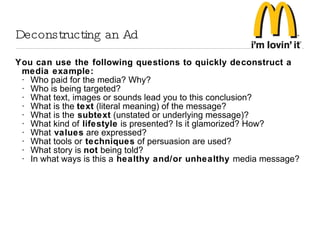 Design Principles of Advertising and Communications | PPT