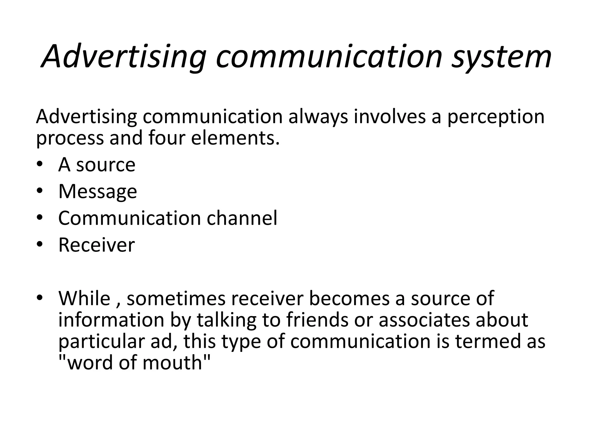 Advertising and marketing communication | PPTX