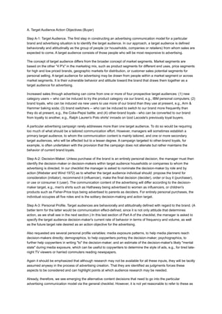 Advertising communication models | PDF