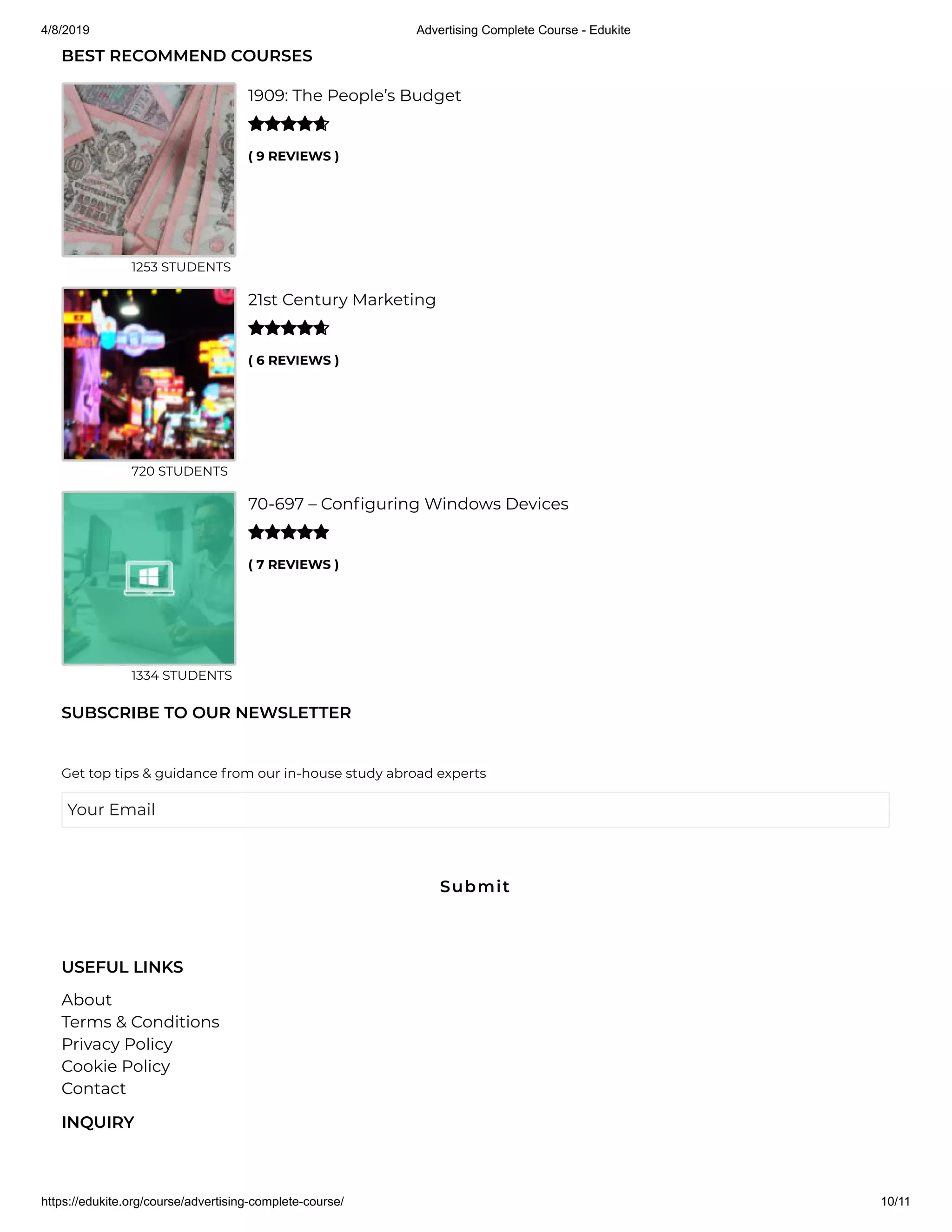 Advertising Complete Course - Edukite | PDF