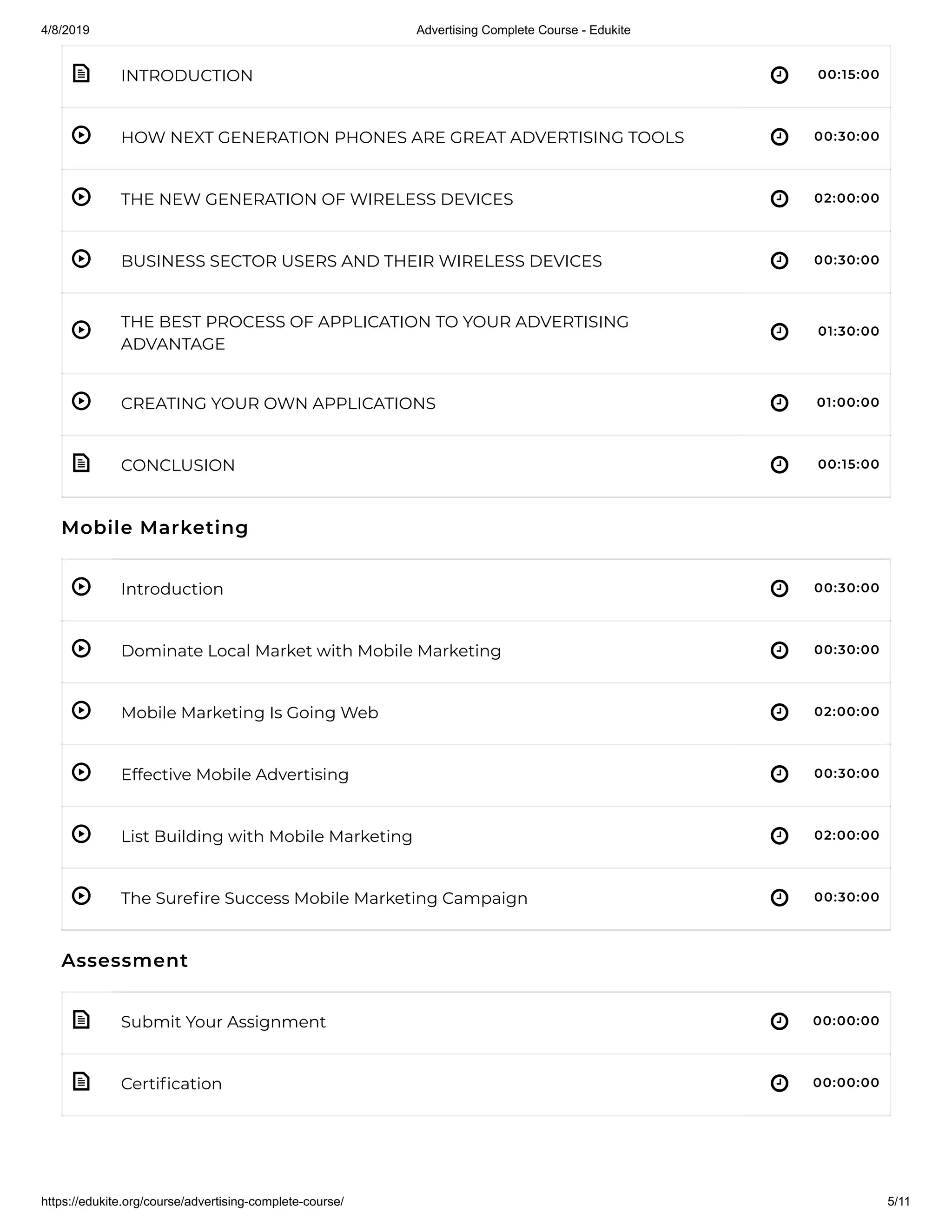 Advertising Complete Course - Edukite | PDF | Marketing and Advertising ...