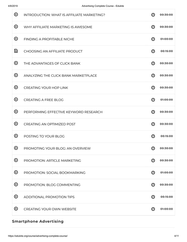 Advertising Complete Course - Edukite | PDF | Marketing and Advertising ...