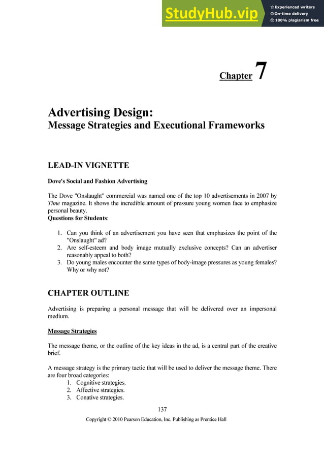 Advertising Design Message Strategies And Executional Frameworks LEAD ...