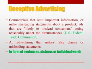 Advertising ethics | PPT