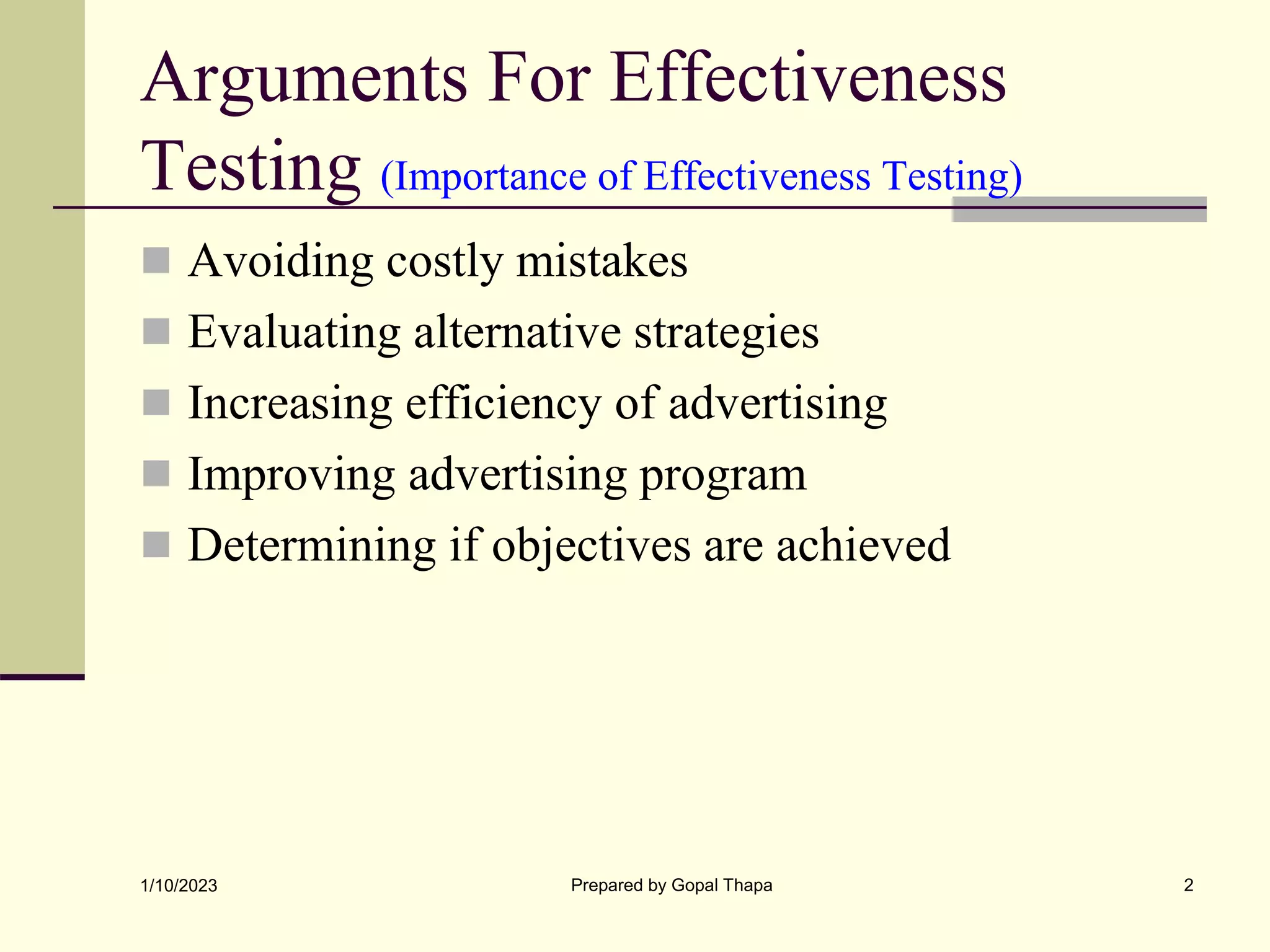 Advertising Effectiveness Testing.ppt