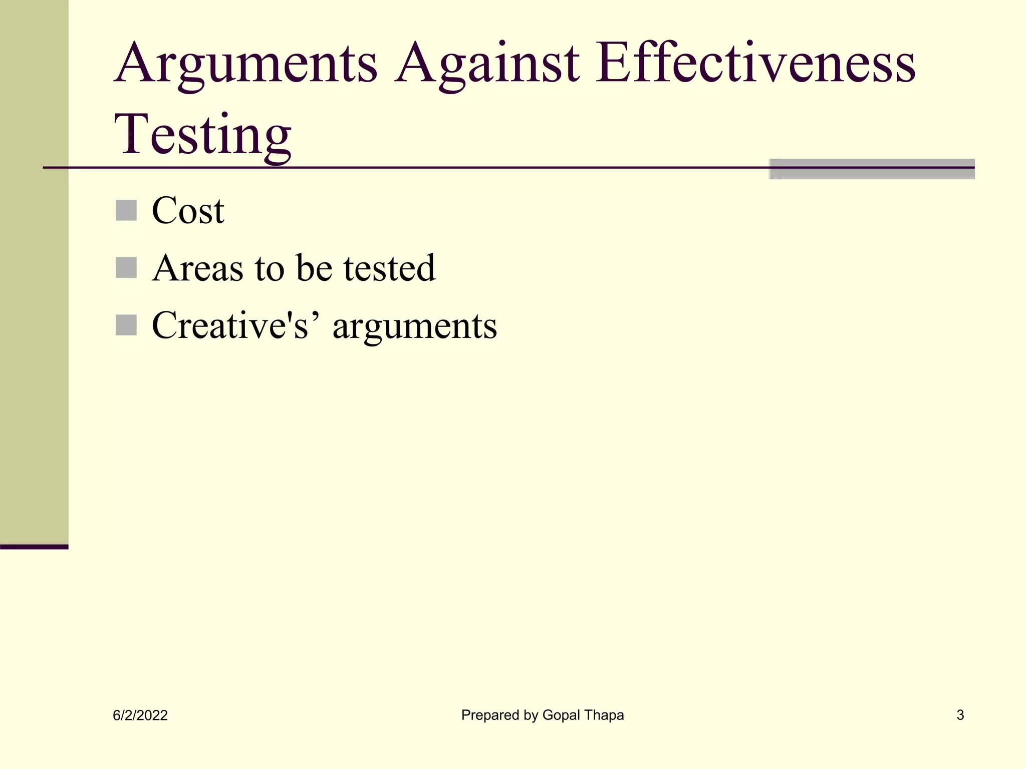 Advertising Effectivenss testing.ppt