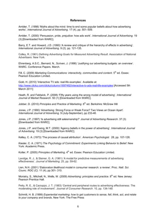 Advertising - Strong vs. Weak | DOCX