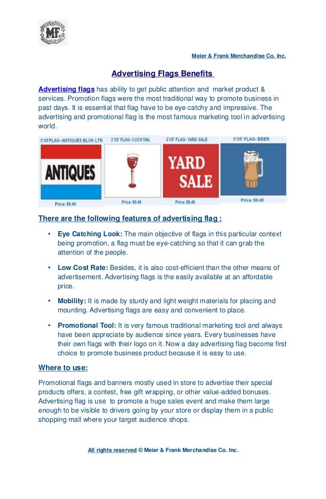 Advertising flags benefits Advertising flags benefits
