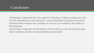 Advertising for business | PPT