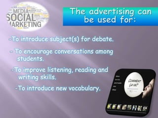 Advertising for teaching english | PPTX