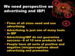 Advertising & ibp | PPT