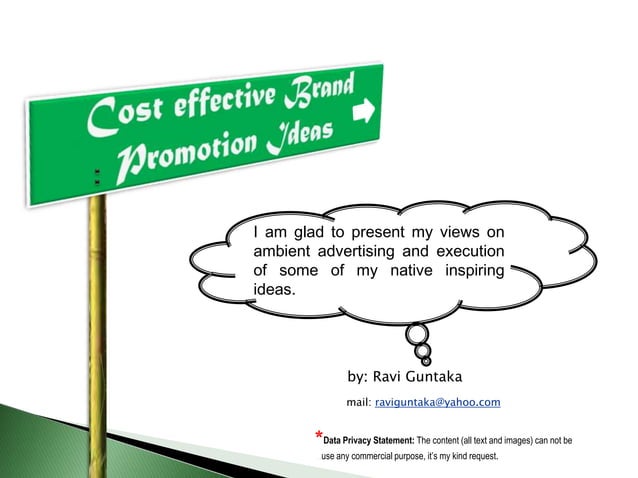 Advertising ideas | PPTX