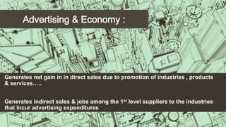 Advertising in indian economy & its effects | PPTX | Advertising ...