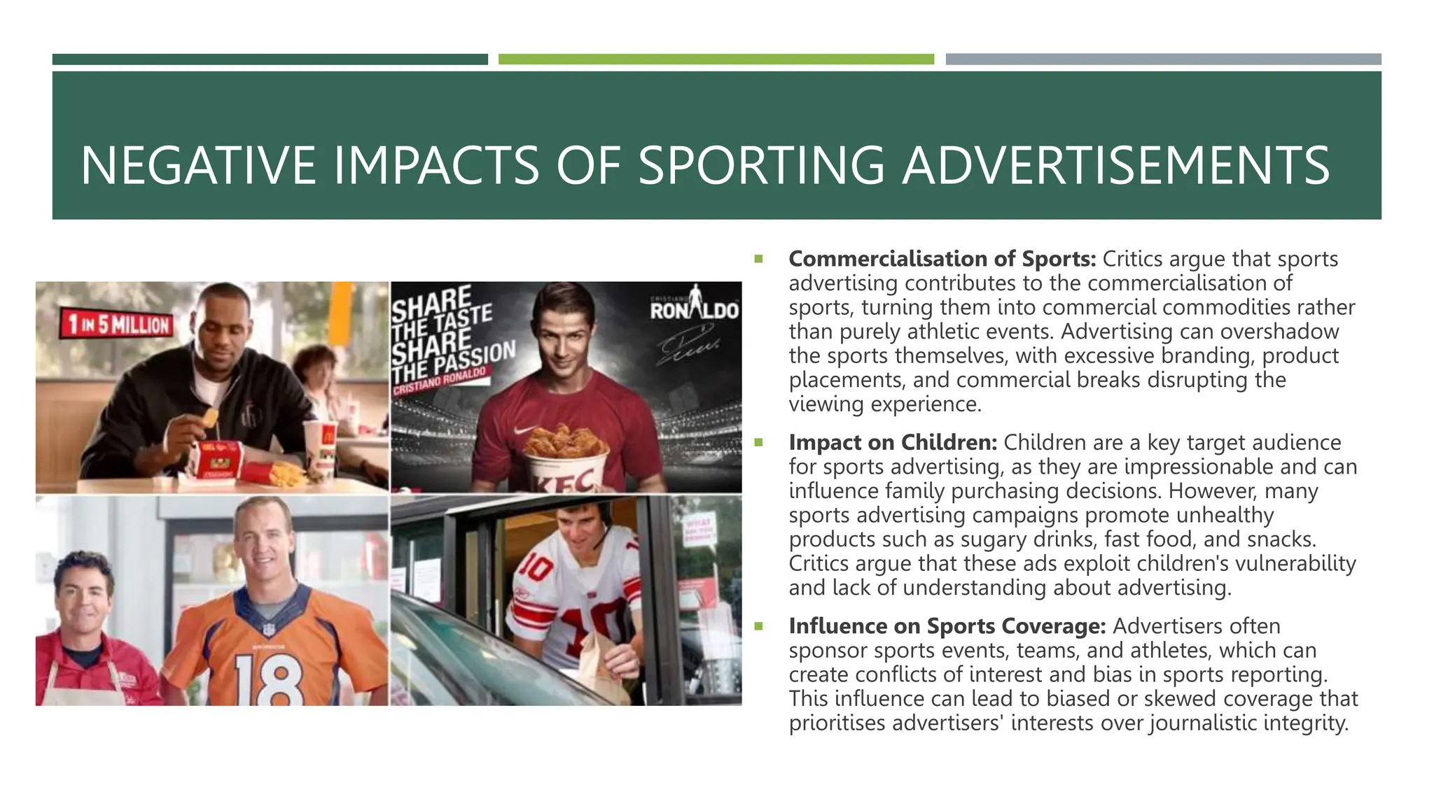 Advertising in Sport - With Videos and Examples | PPTX