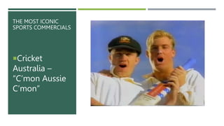 Advertising in Sport - With Videos and Examples | PPTX