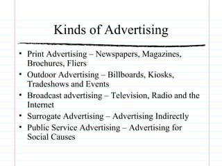 Advertising intro | PPT