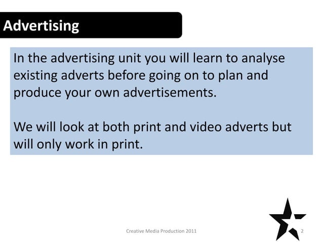 Advertising intro | PPT