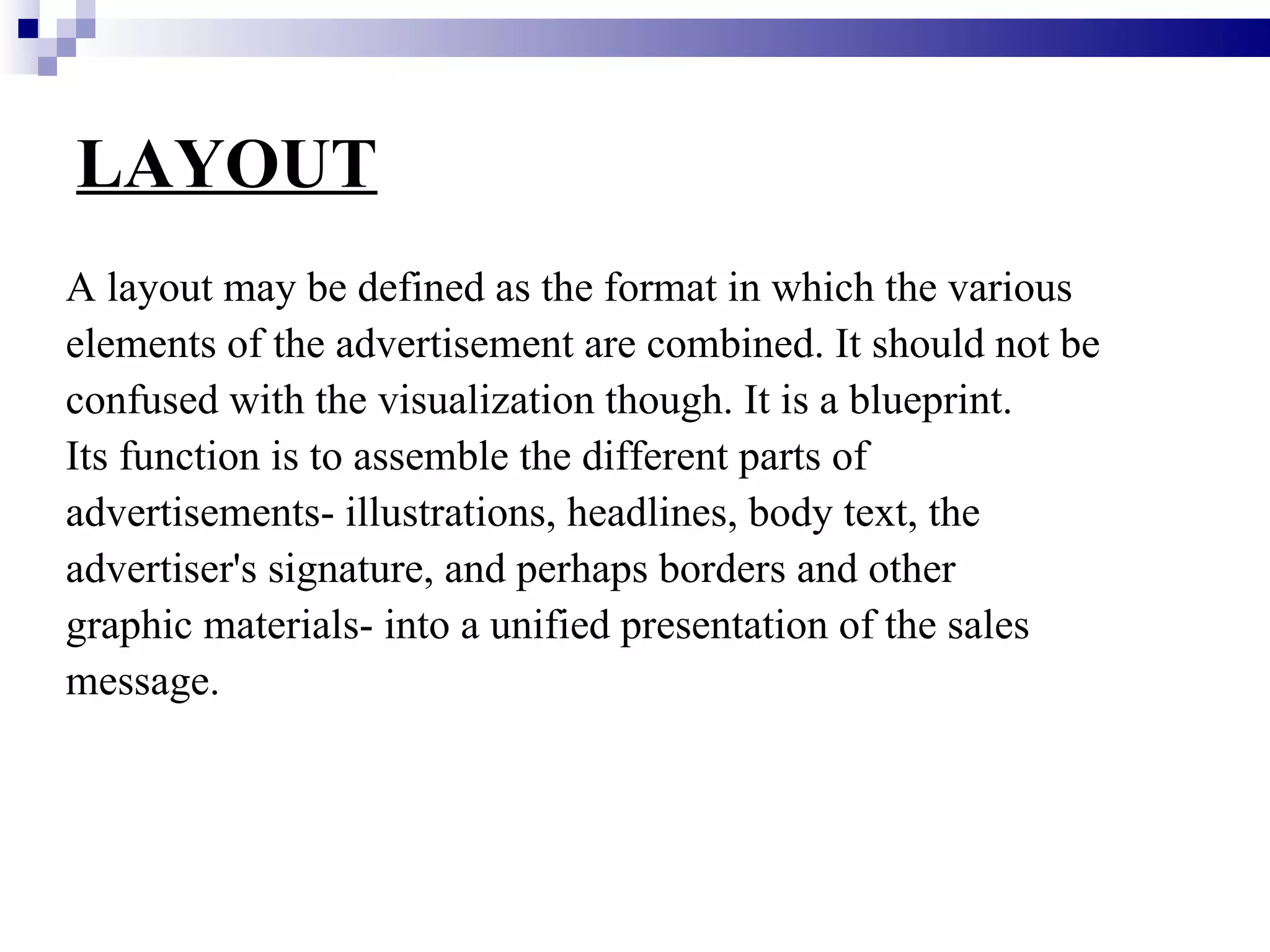 Advertising layout (2) | PPT