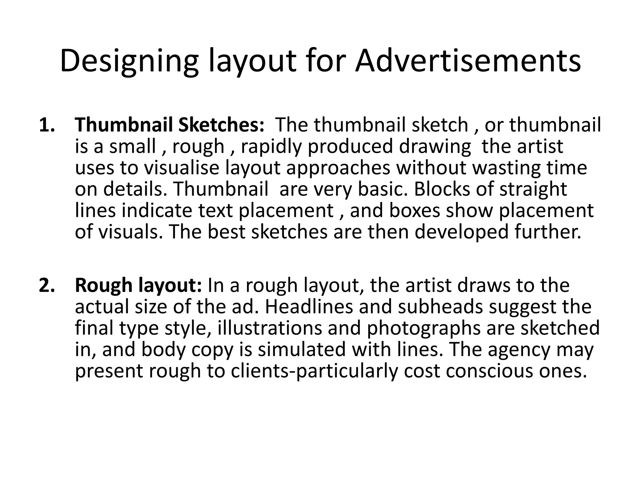 Advertising layout ppt | PPTX