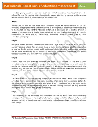 Advertising management | DOC