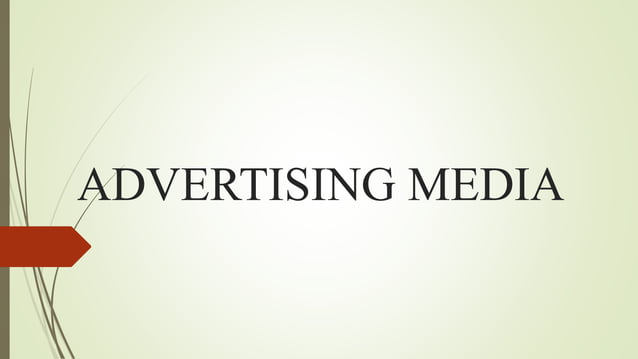 Advertising media Meaning &Types of Media & their merits and demerits ...