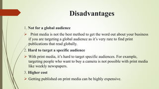 Advertising media Meaning &Types of Media & their merits and demerits ...