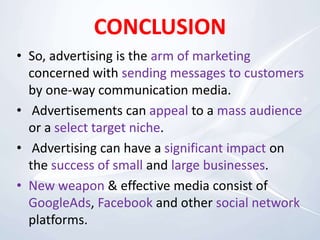 Advertising Media : Marketing Management | PPTX