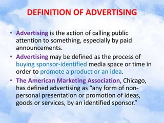 Advertising Media : Marketing Management | PPTX