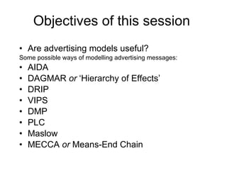 Advertising models | PPT