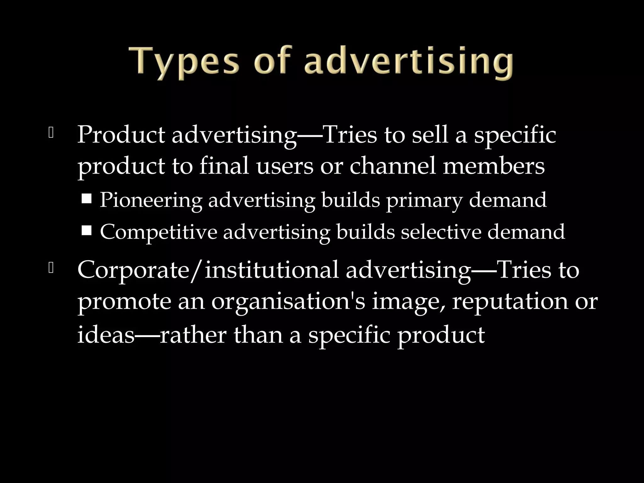 Advertising ppt | PPT