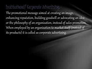 Advertising and its types | PPT