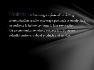 Advertising and its types | PPT