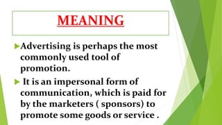 Advertising ppt | PPTX