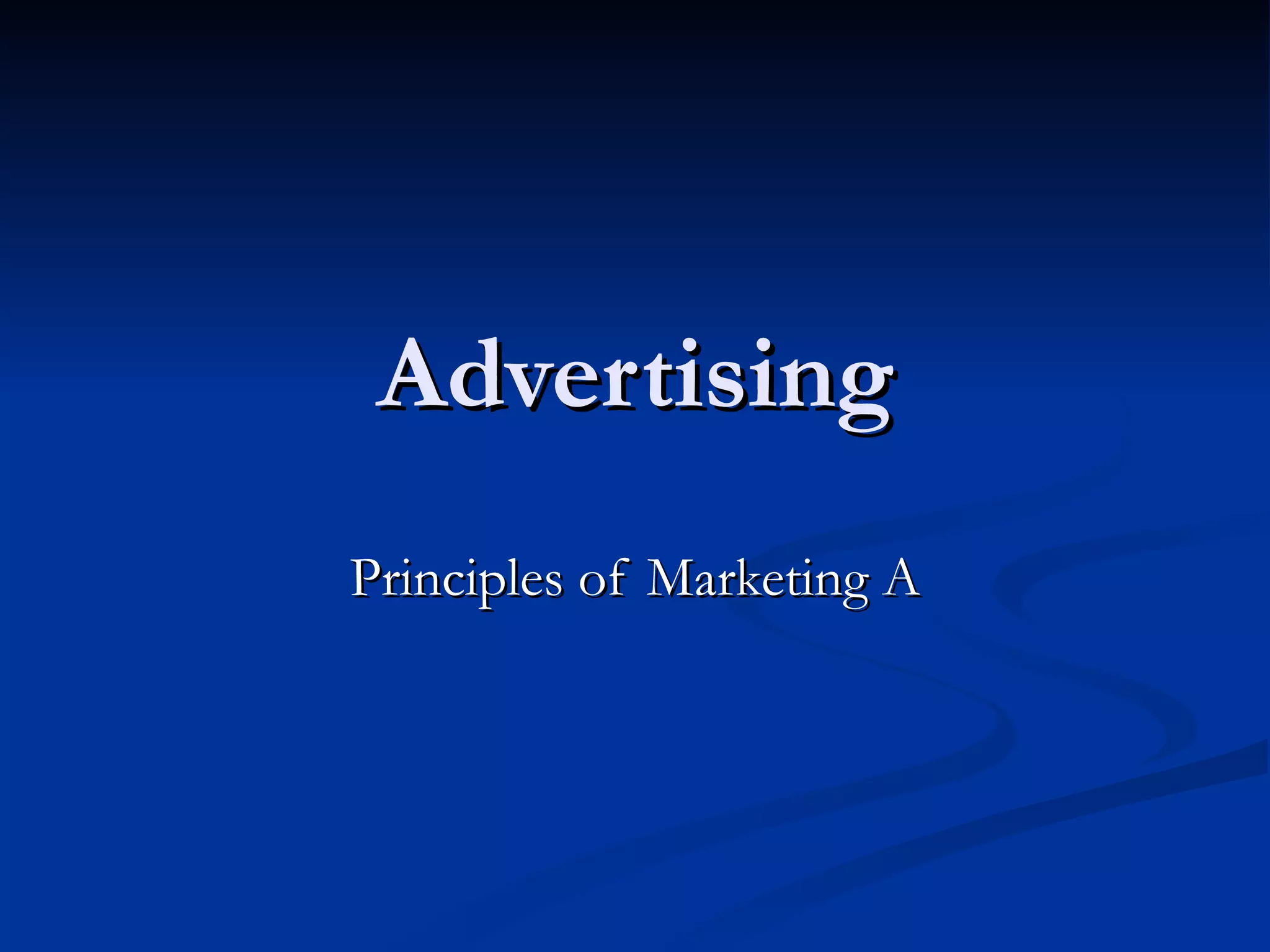 Advertising Ppt Observation | PPT