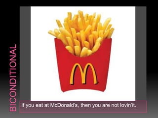 Conditional Statements in Advertising Project | PPTX