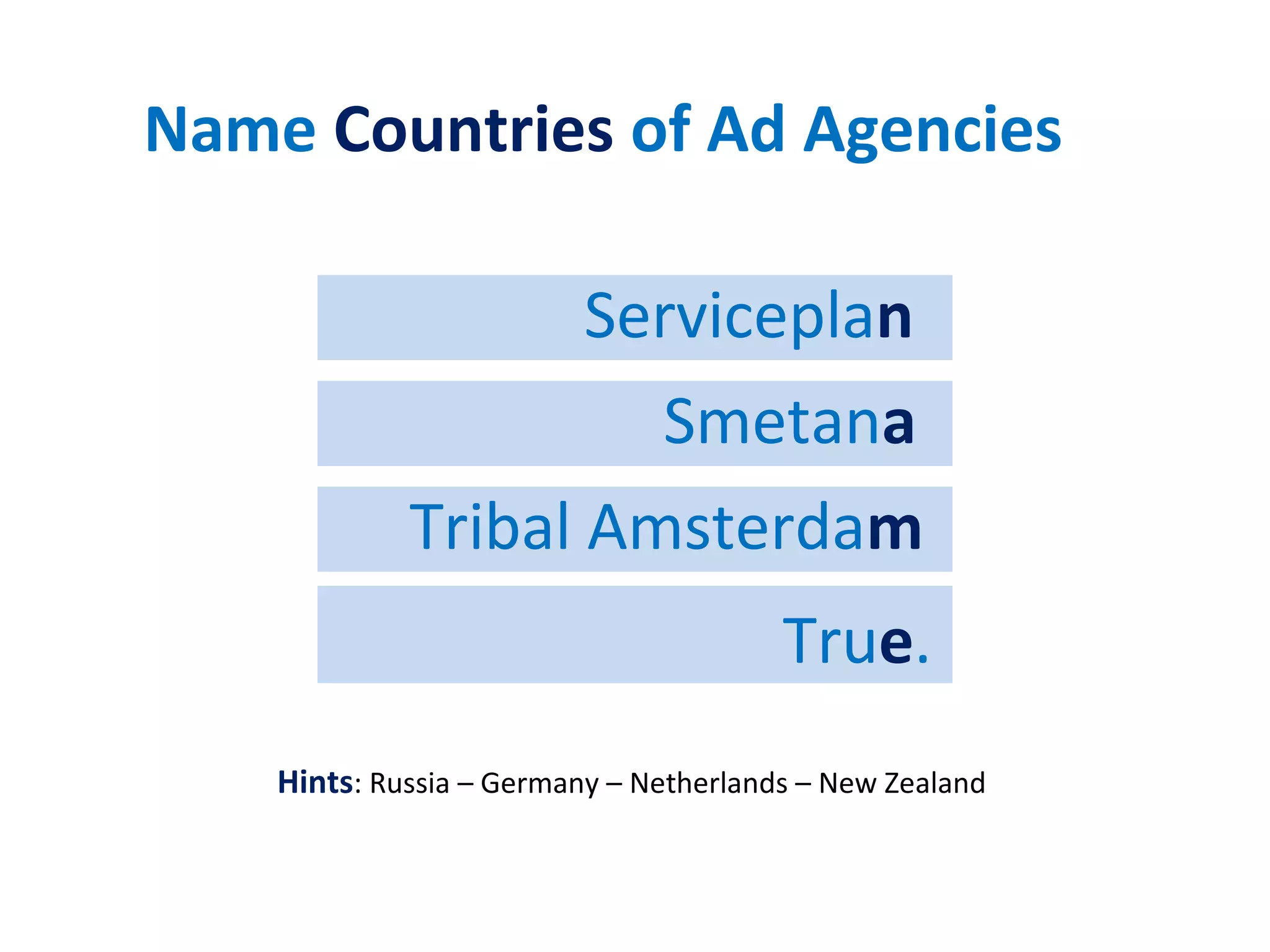 Advertising Quiz | PPT