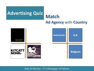 Global Advertising Quiz | PPT