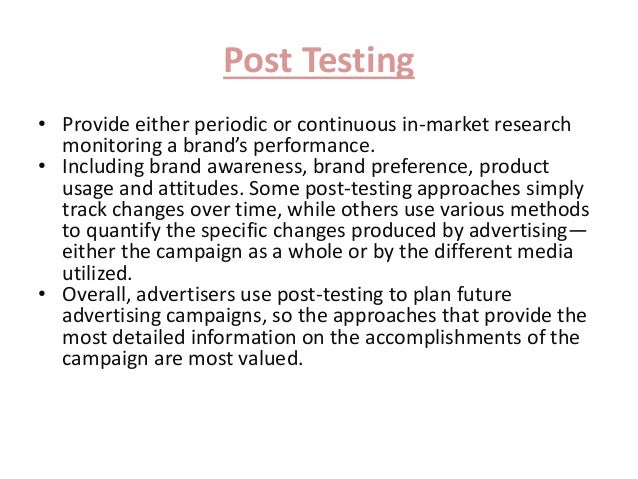 Advertising research