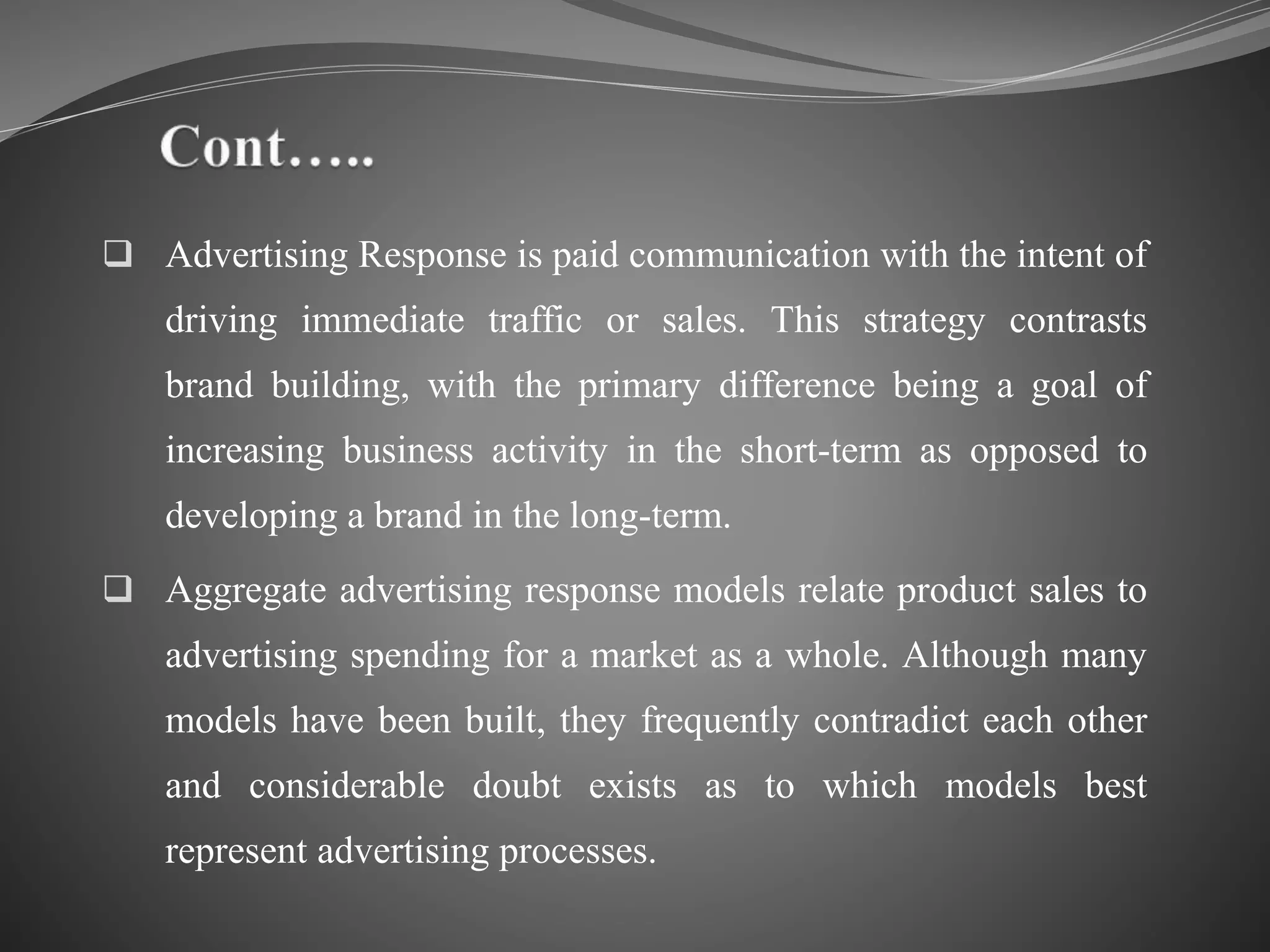 Advertising response | PPTX