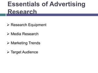 Advertising research | PPTX