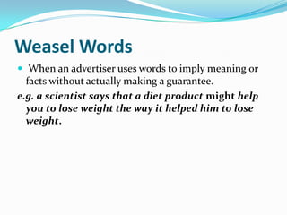 Advertising rhetoric | PPTX